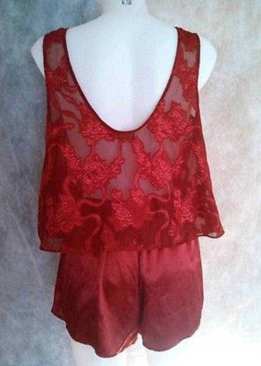 Highly Sought After Vintage Victoria's Secret Red Shorty Pajamas, Now ...