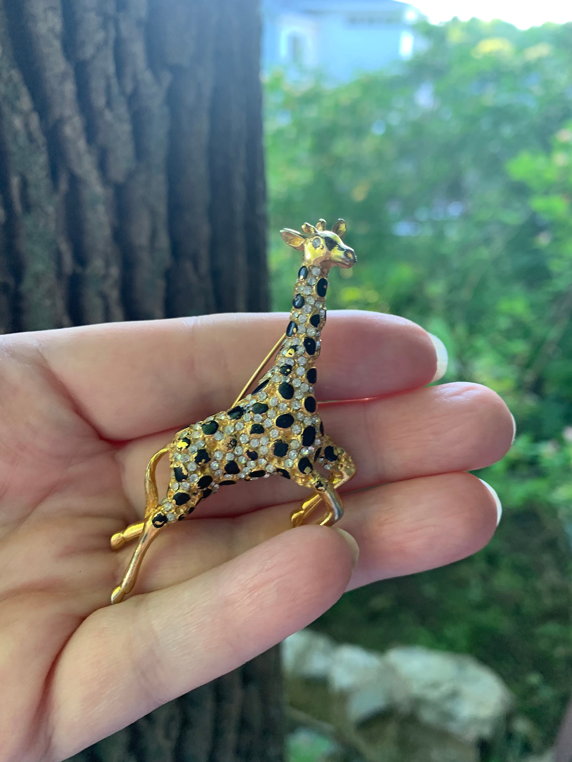 Vintage Oleg Cassini 1964 Giraffe Pin, Highly Collectible Designer ...