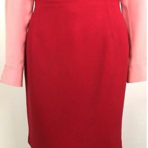 Classic and Classy Chic Minimalist True Red Halston Designer - Etsy