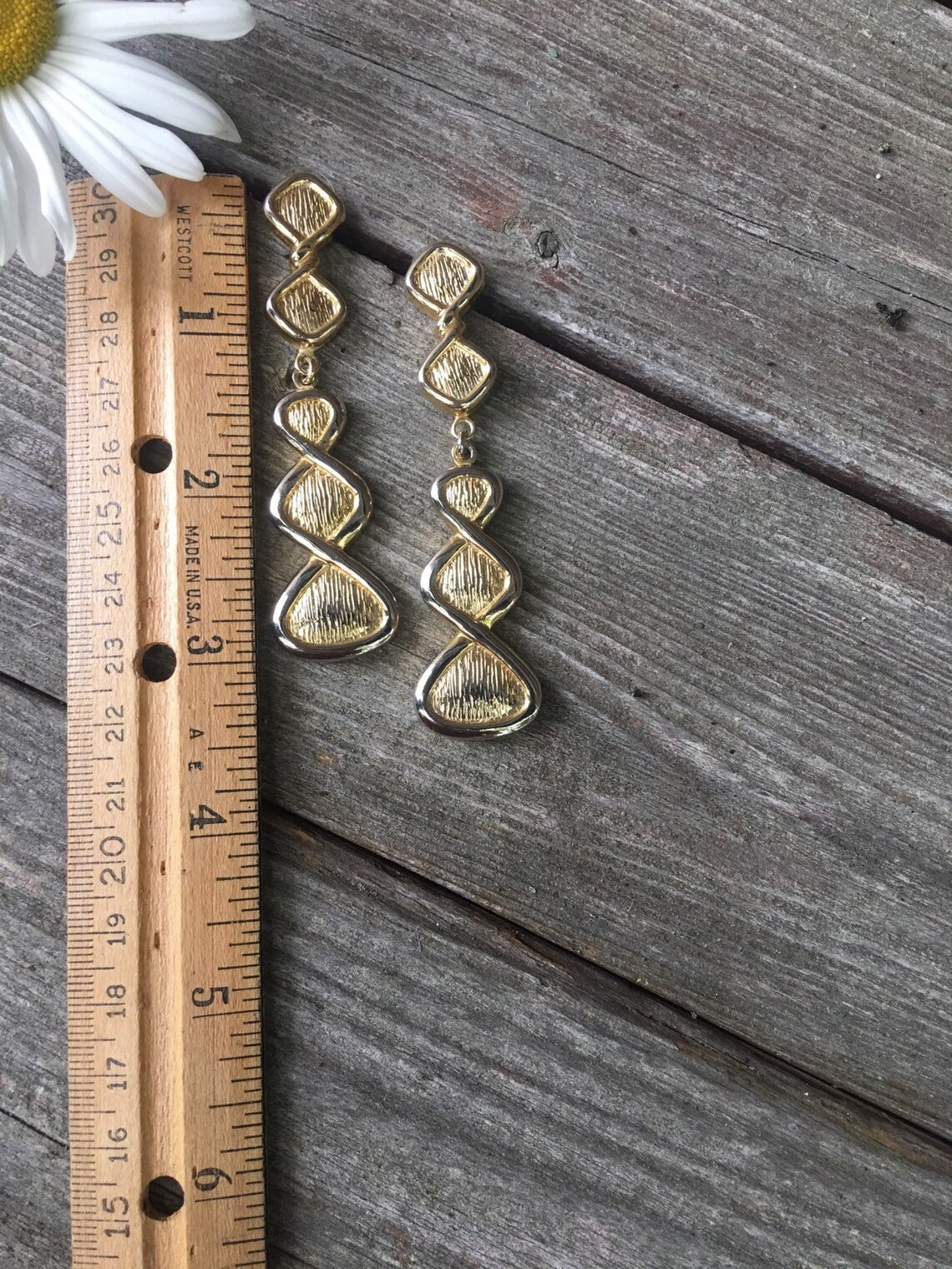 Superbly Mod Long 3 Inch Mid Century Modernist Pressed Metal - Etsy