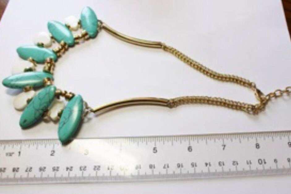 Swanky Vintage Costume Jewelry Southwestern Style Glam Bibbed Statement ...