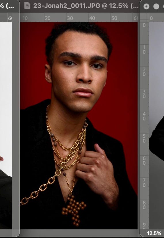 Soulful Wood Cross Bling, 70s Glam Rock Natural Beade… - Gem