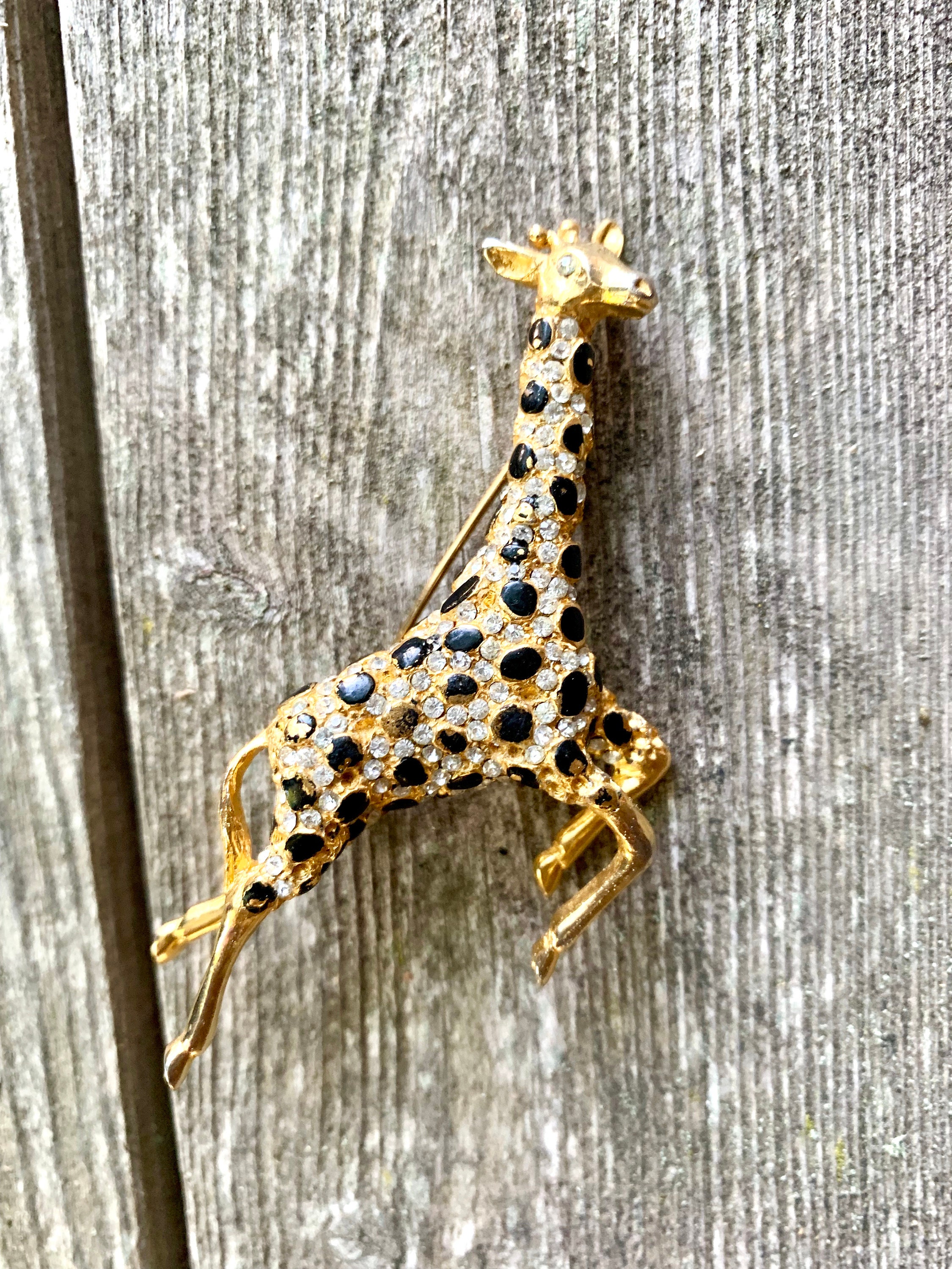 Vintage Oleg Cassini 1964 Giraffe Pin, Highly Collectible Designer ...