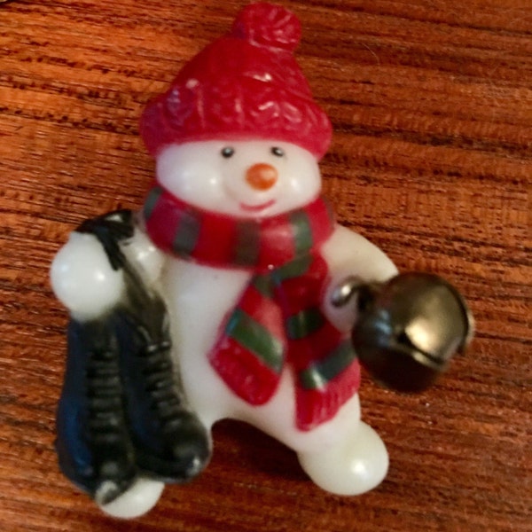Snowman Pin - Etsy