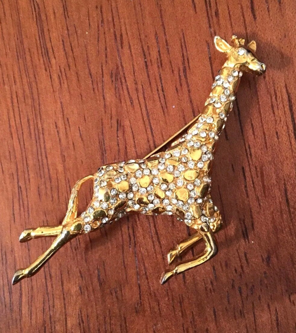 Vintage Oleg Cassini 1964 Giraffe Pin, Highly Collectible Designer ...