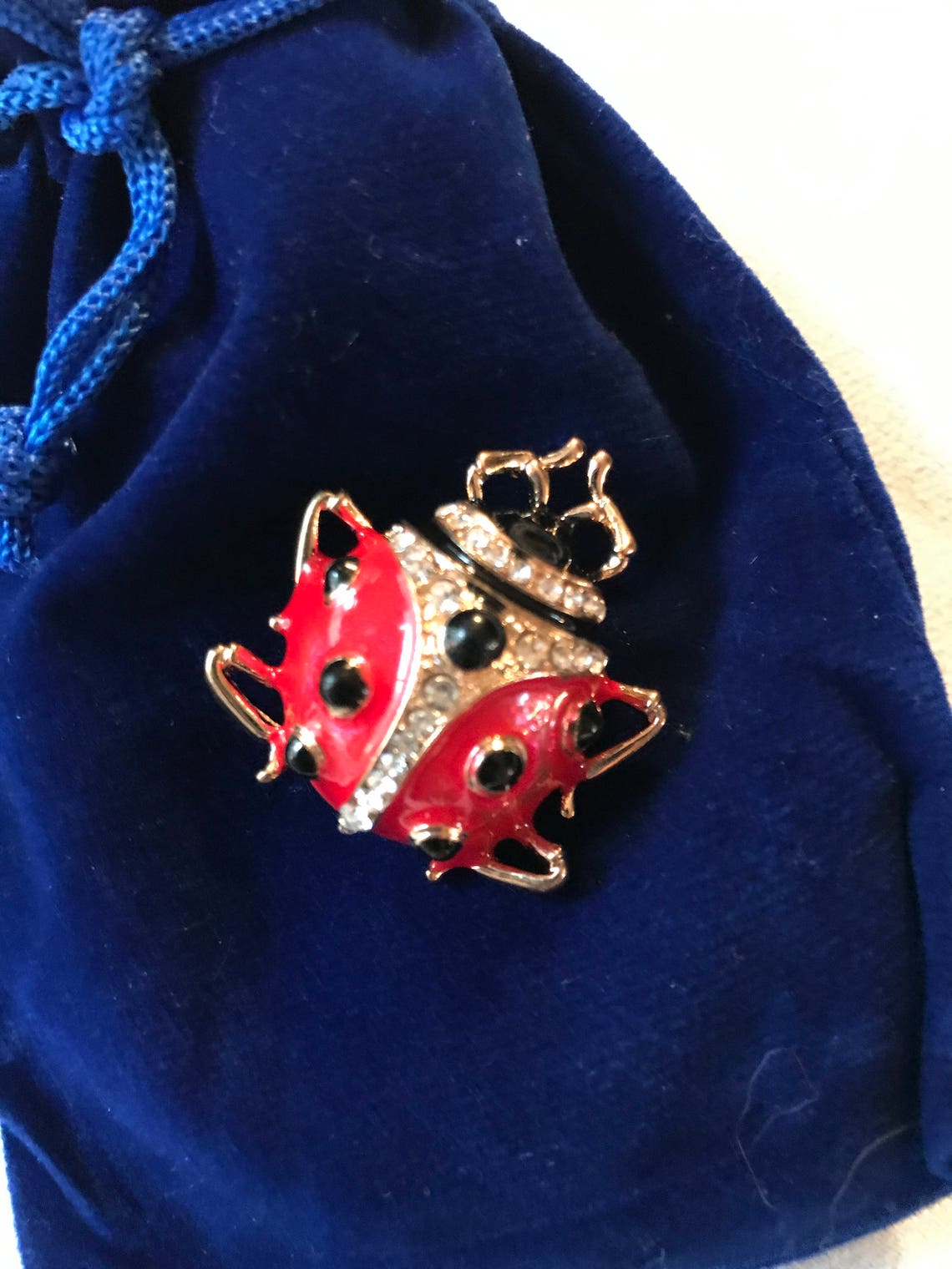 Super Cute Little Enamel Lady Bug Pin Great Treat Feel Good | Etsy