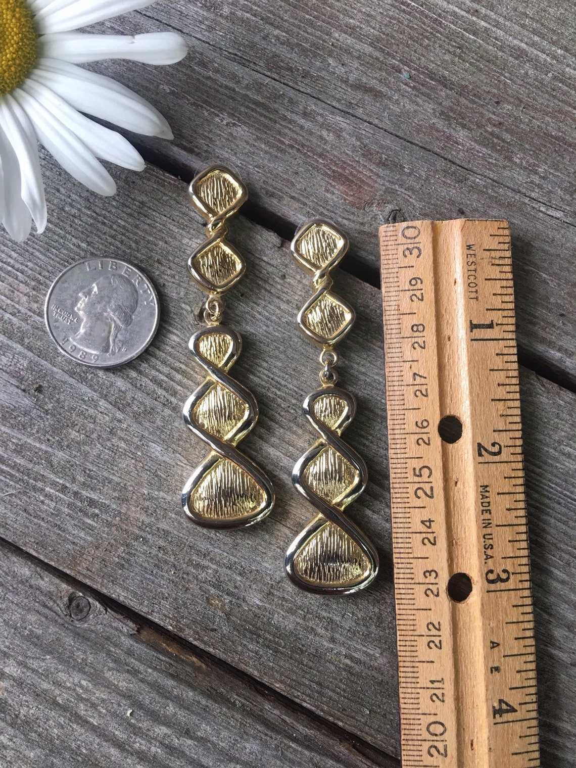 Superbly Mod Long 3 Inch Mid Century Modernist Pressed Metal - Etsy