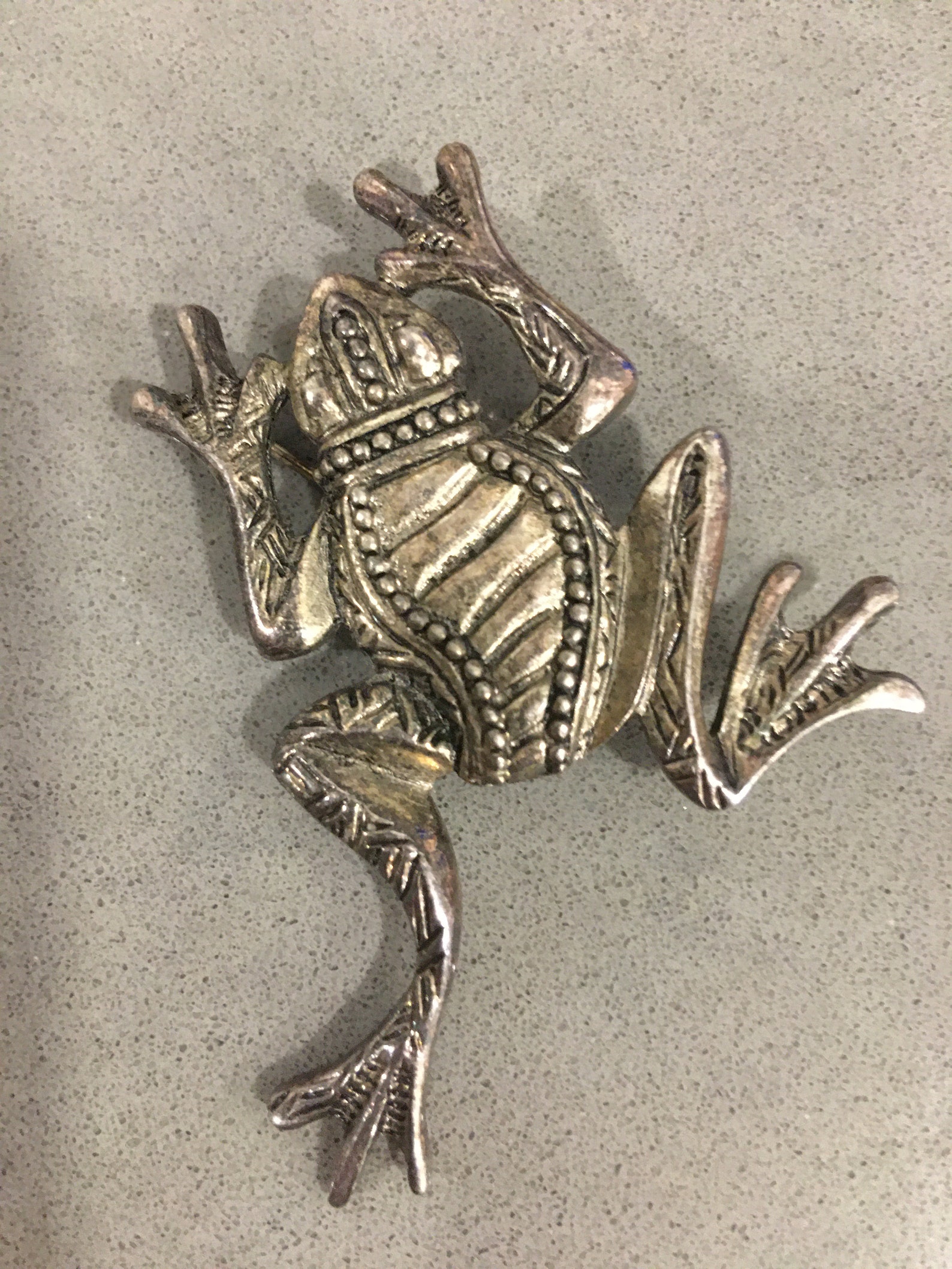 Boho Tree Frog Pin Funky Modernist Artsy Amphibian Vintage | Etsy