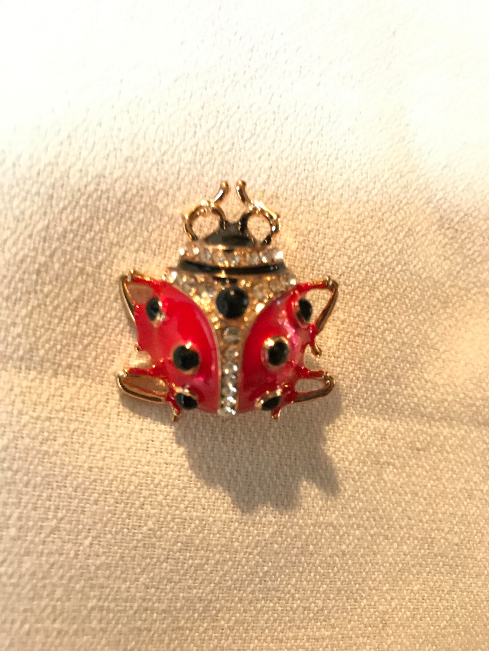 Super Cute Little Enamel Lady Bug Pin Great Treat Feel Good | Etsy