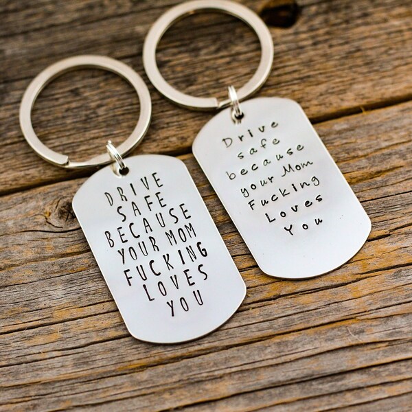 Drive Safe Keychain - Etsy