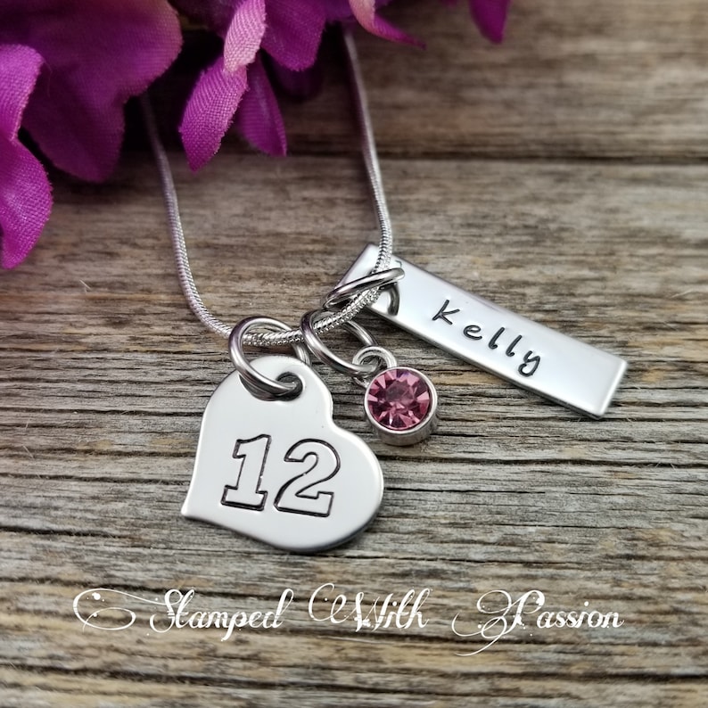 12th-birthday-necklace-gift-for-girl-turning-12-etsy