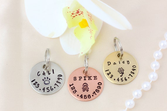 Pet Dog Tag Dog ID Tag Pet Dog ID Tag Puppy Tag - Etsy
