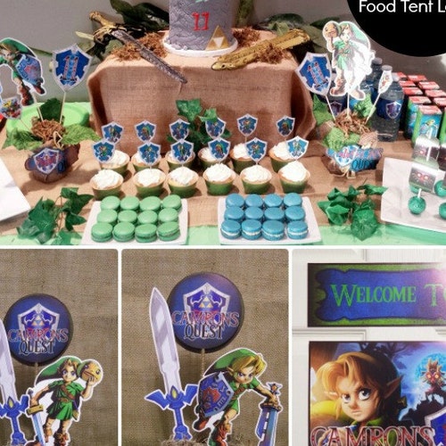 Zelda Cake Topper Zelda Party Decor Zelda Birthday | Etsy