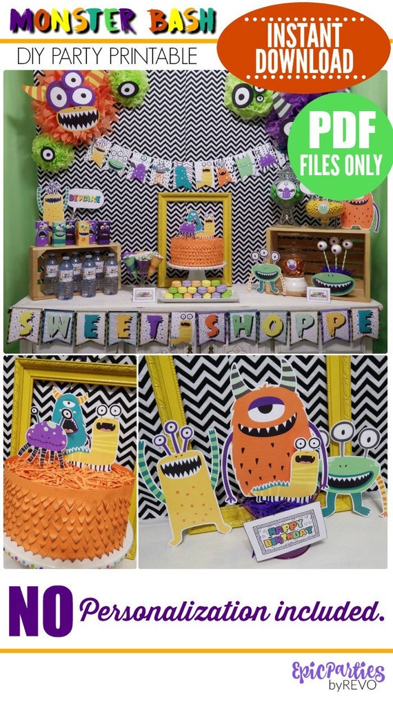 Monster Party | Monster Birthday | Monster Bash | Monster Party ...