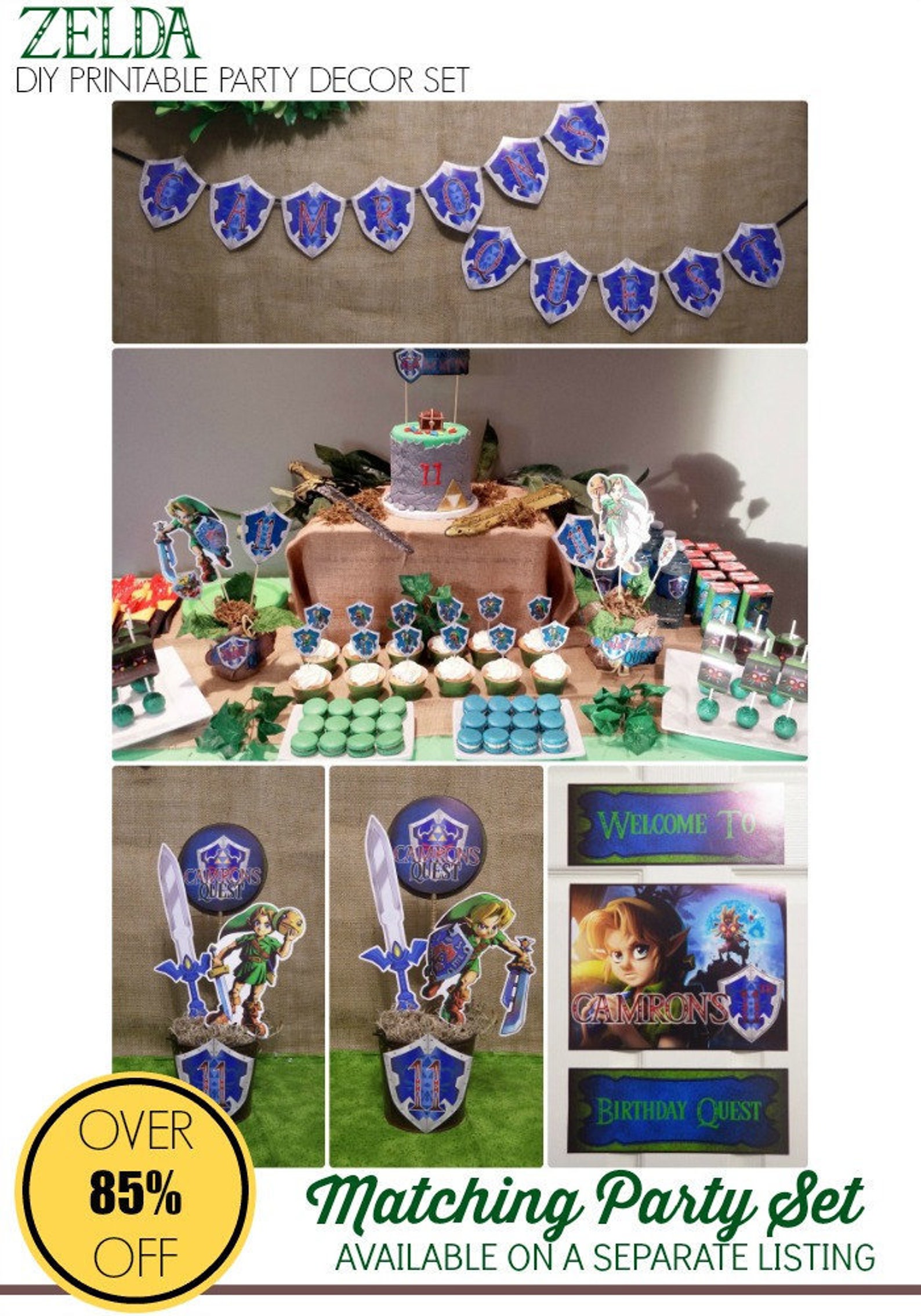 Zelda Invitation Zelda Birthday Invitation Majora's Mask - Etsy