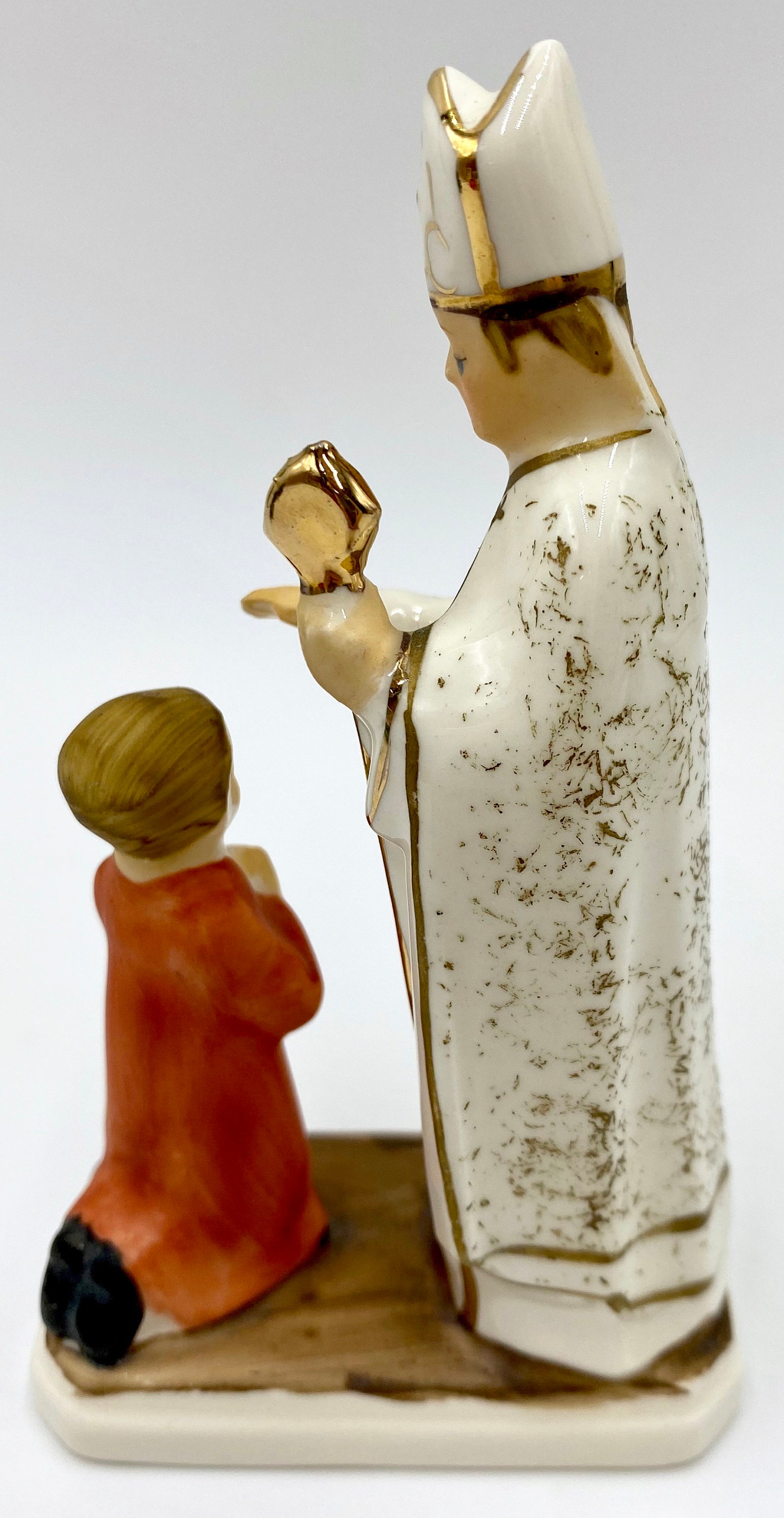 Vintage First Holy Communion Figurines Painted Ceramic - Etsy