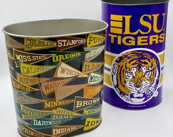 Vintage Trash Can - Etsy