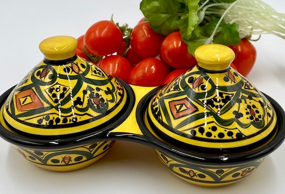 Pretty Lidded Condiment Server Pottery Barn Covered - Etsy