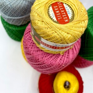 Collection of Mercerized Cotton Thread | Crochet Knitting Embroidery ...