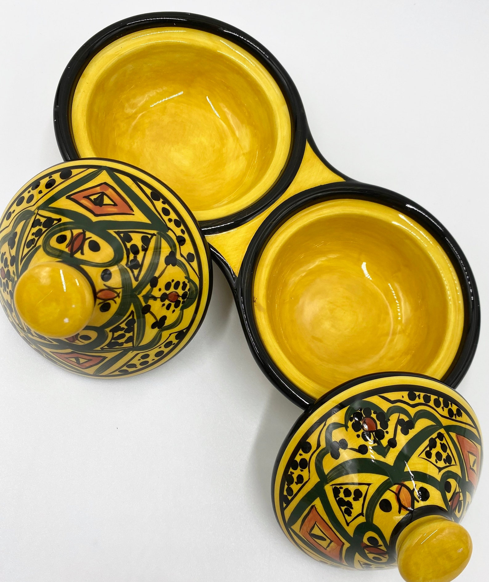 Pretty Lidded Condiment Server Pottery Barn Covered - Etsy