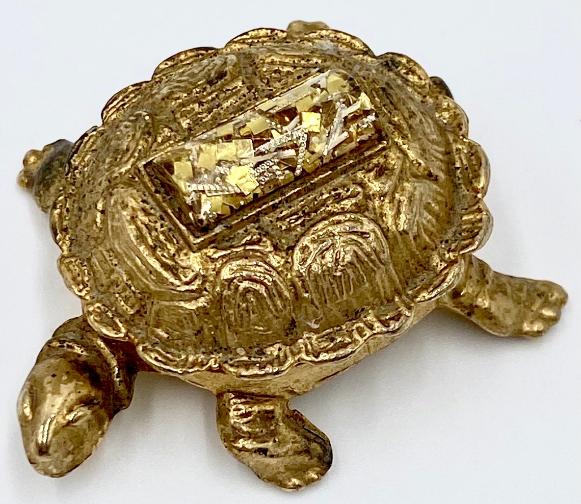 Vintage Brass Turtle Figurines Collectible Brass Turtles - Etsy