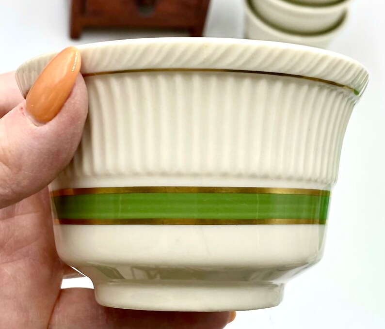 Vintage Shenango Pottery Ramekins | Restaurant Ware Custard Cups ...