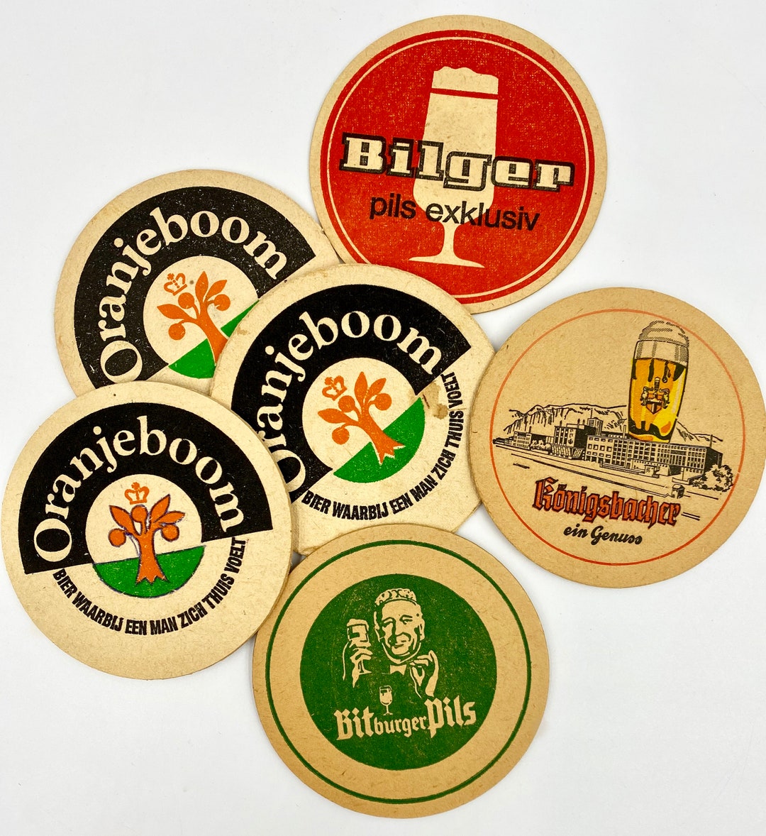 Vintage European Scandinavian Norwegian German Beer Coasters ...