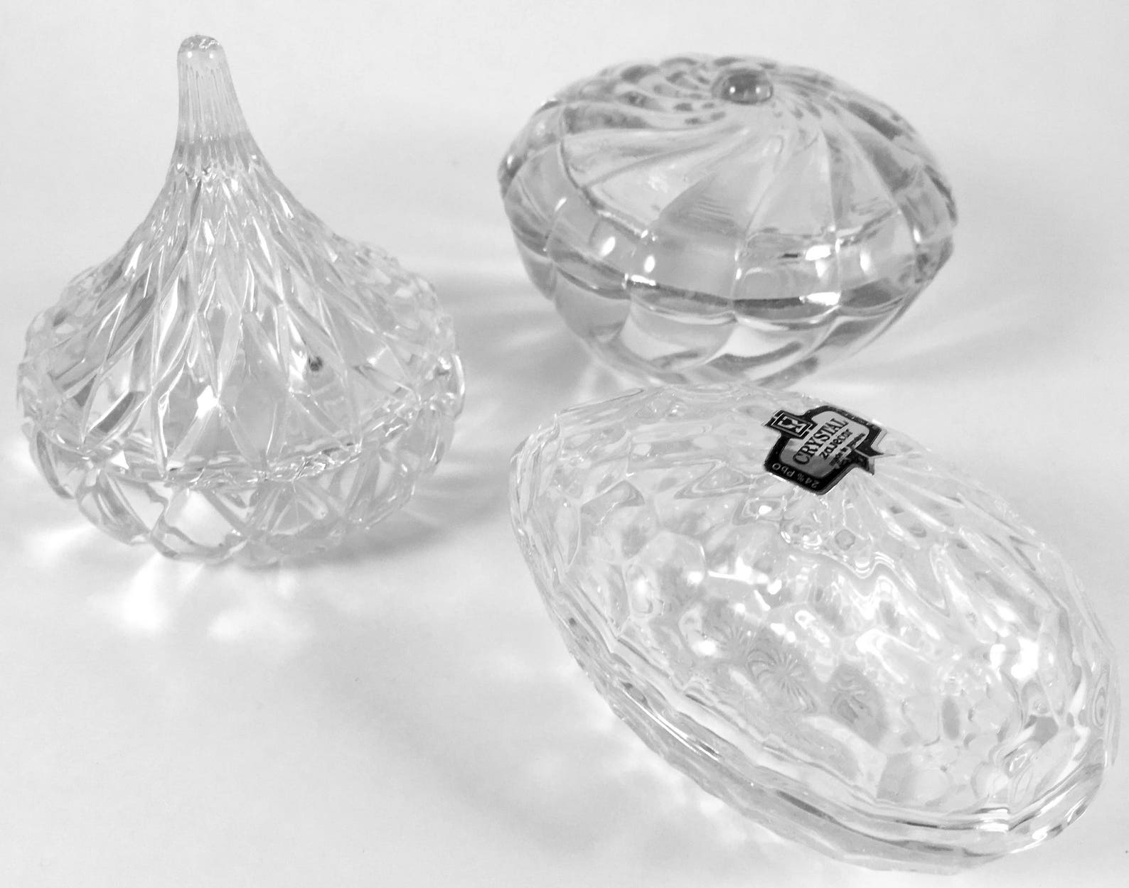 Sweet Vintage Clear Glass Cut Crystal Pressed Glass - Etsy