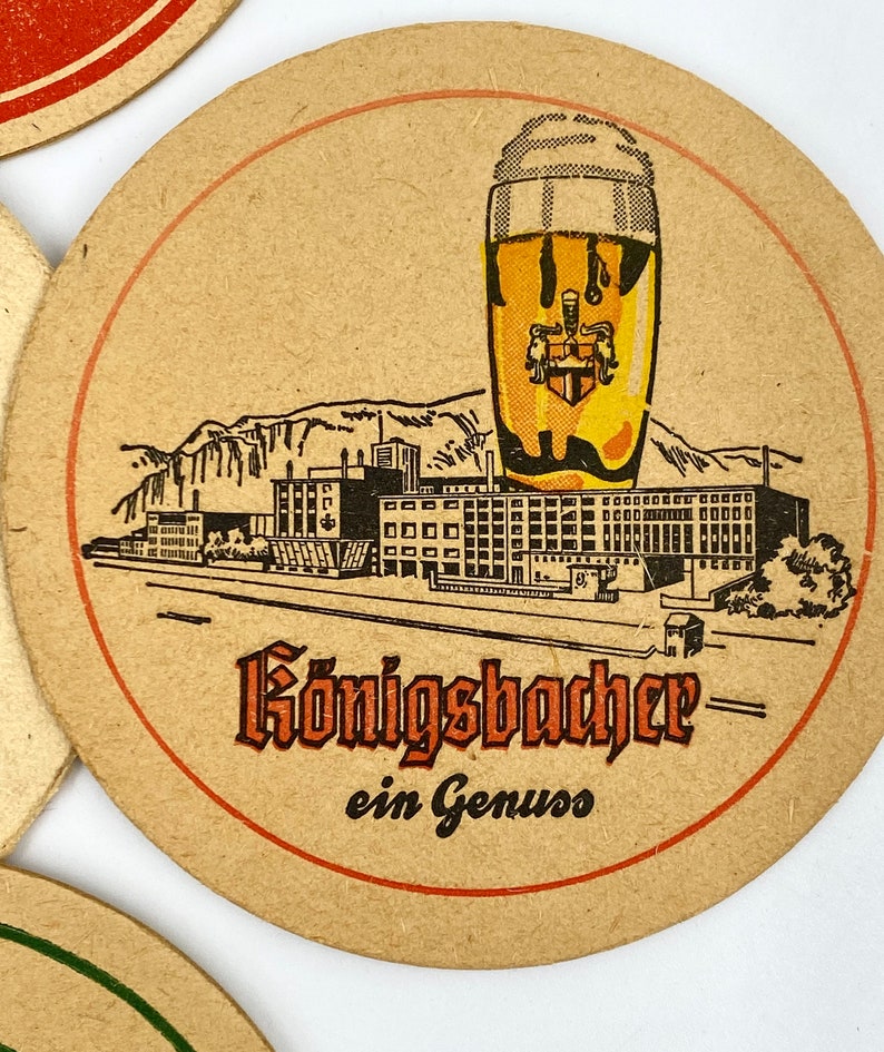 Vintage European Scandinavian Norwegian German Beer Coasters ...