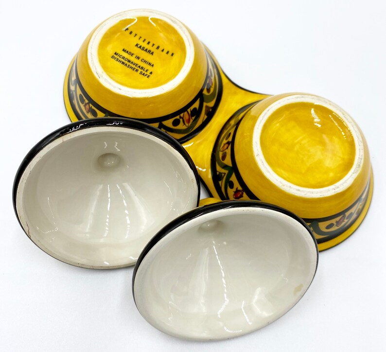 Pretty Lidded Condiment Server Pottery Barn Covered - Etsy