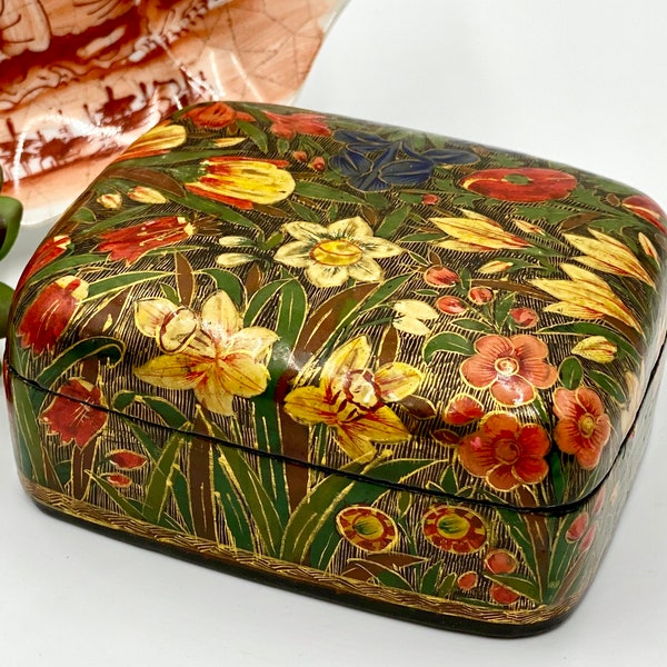 Kashmir Lacquer Box - Etsy