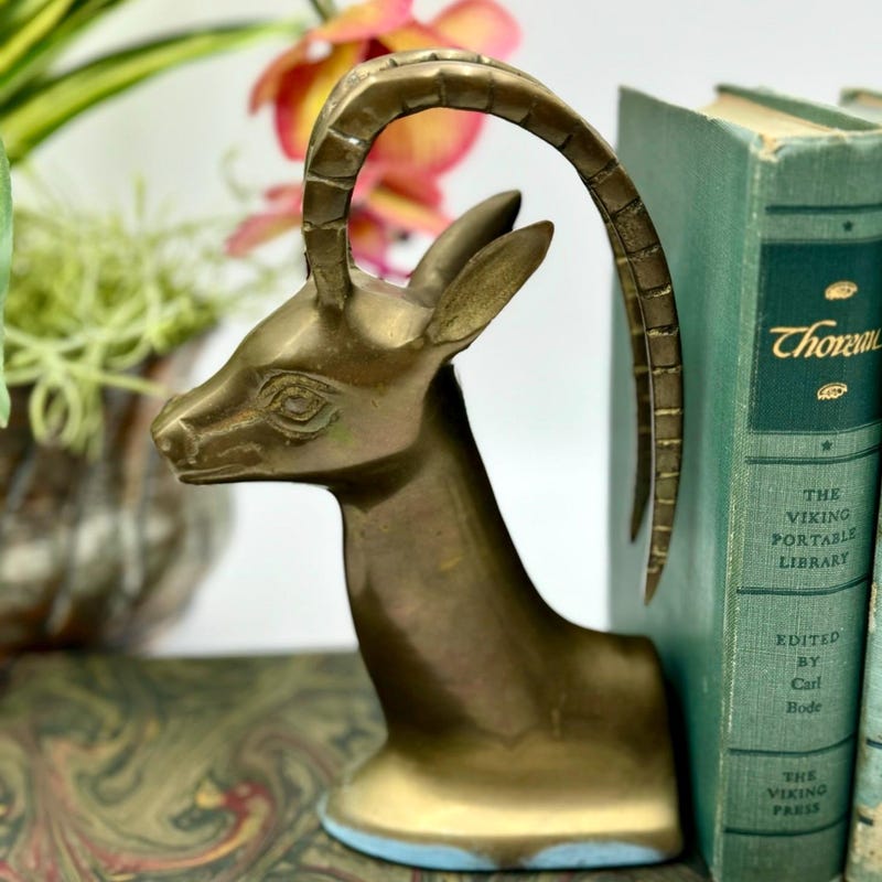 Brass Bookends - Etsy