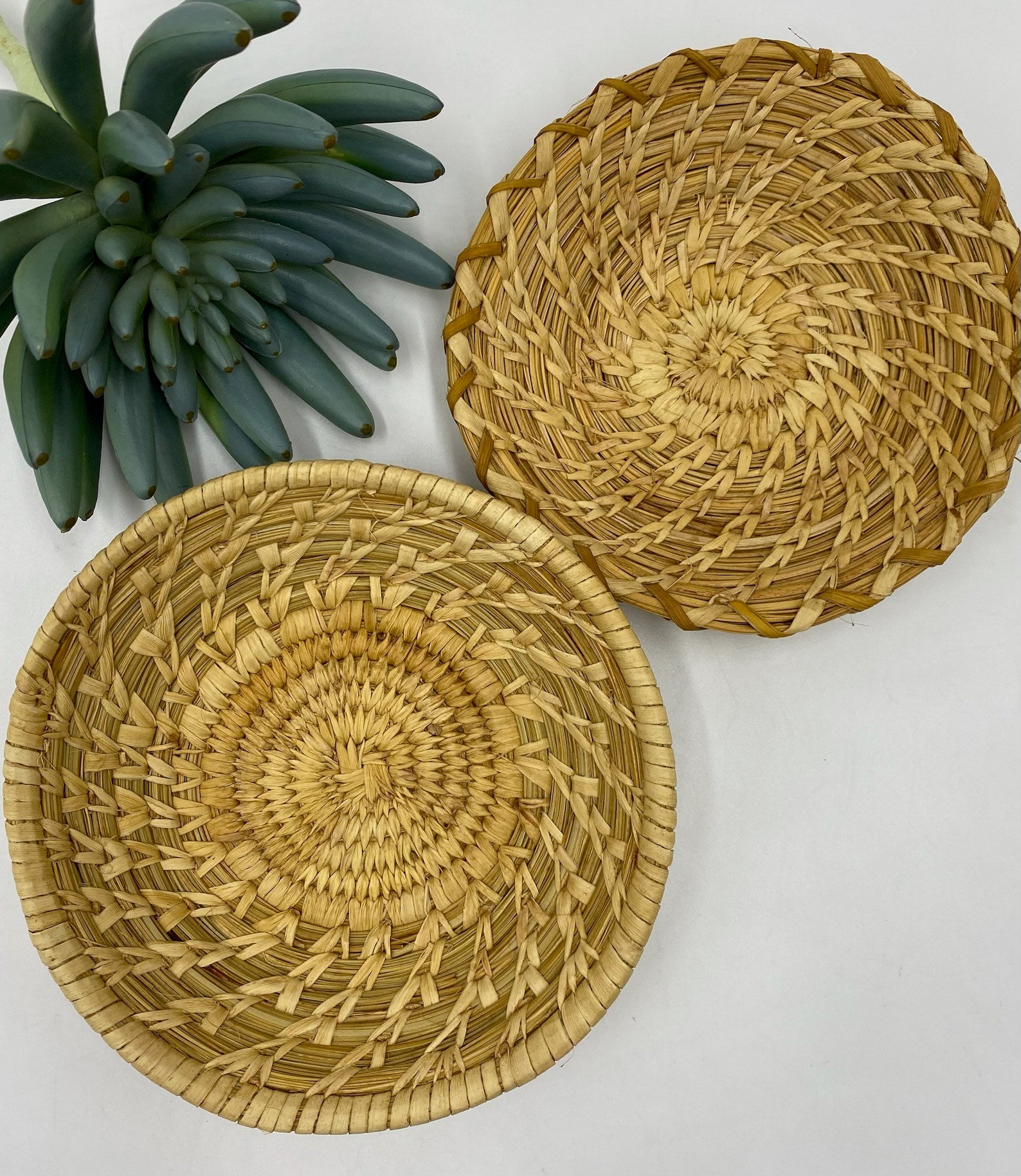 Vintage Native American Basketry Hand Woven Bowl Tohono - Etsy