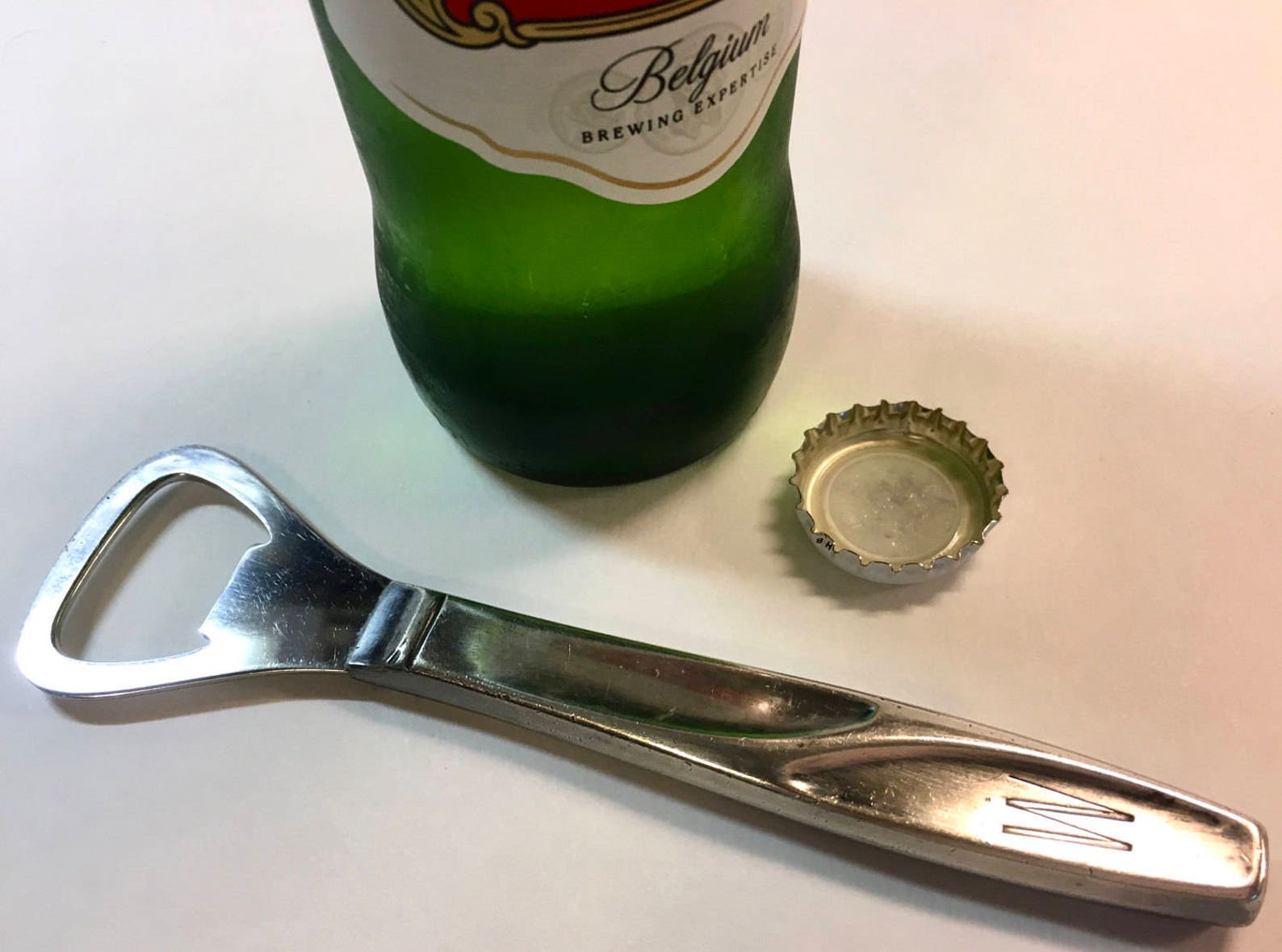 Vintage Bottle Opener Mid Century Modern Barware Silver - Etsy