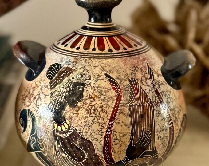Vintage Reproduction Greek Pottery Vessel | Greek Classical Period ...