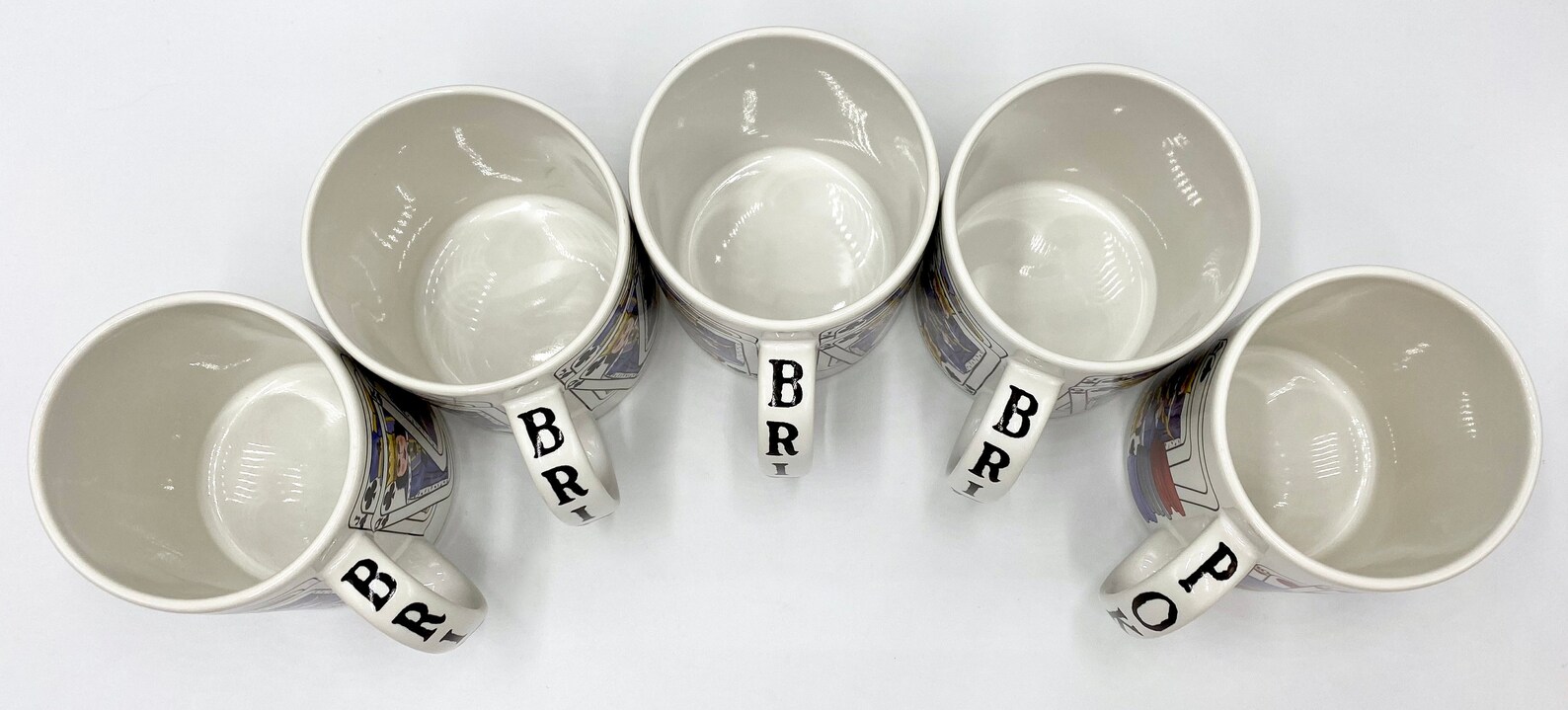 Vintage Ceramic Coffee Mugs Card Game Mugs Mugs With Face - Etsy