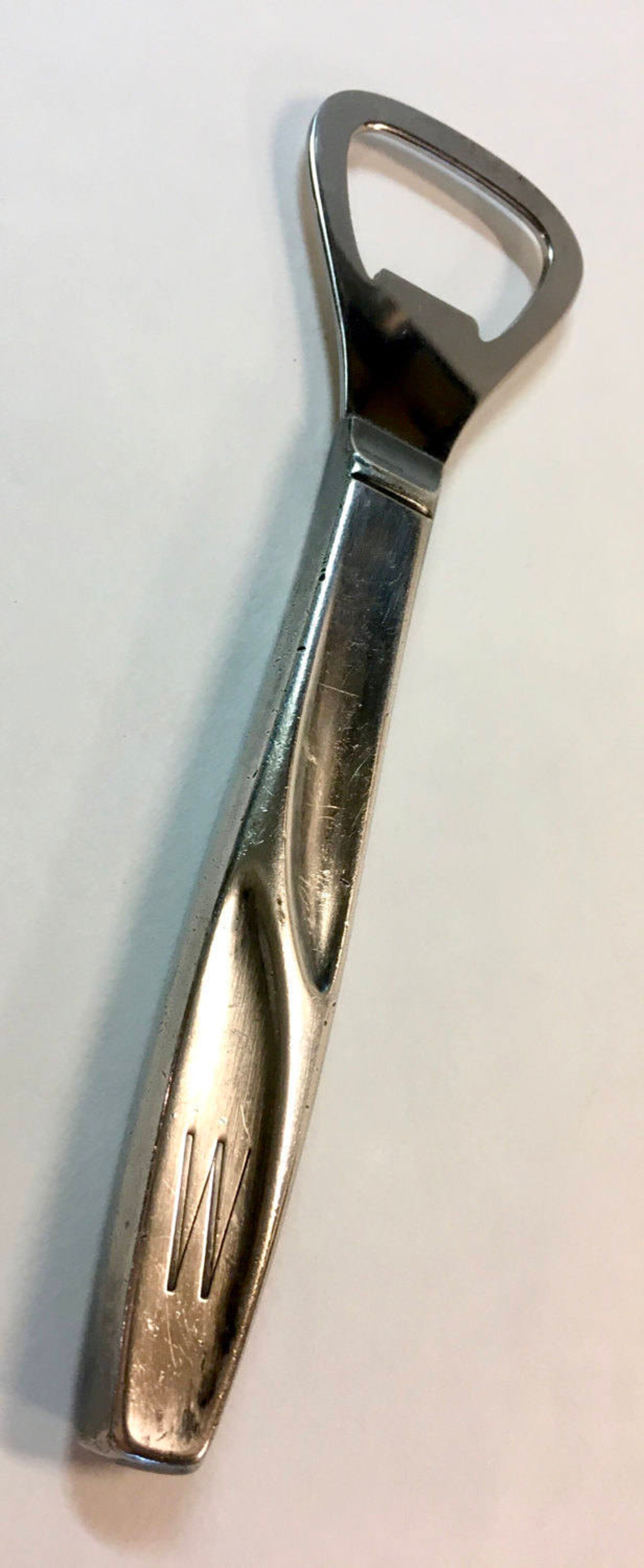 Vintage Bottle Opener Mid Century Modern Barware Silver - Etsy