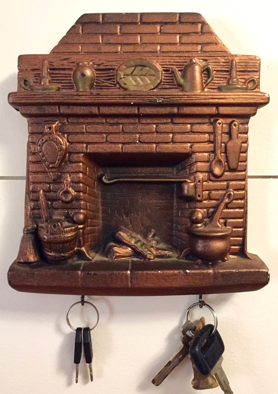 Vintage Key Hook Fireside Fireplace Kitchen Hearth - Etsy