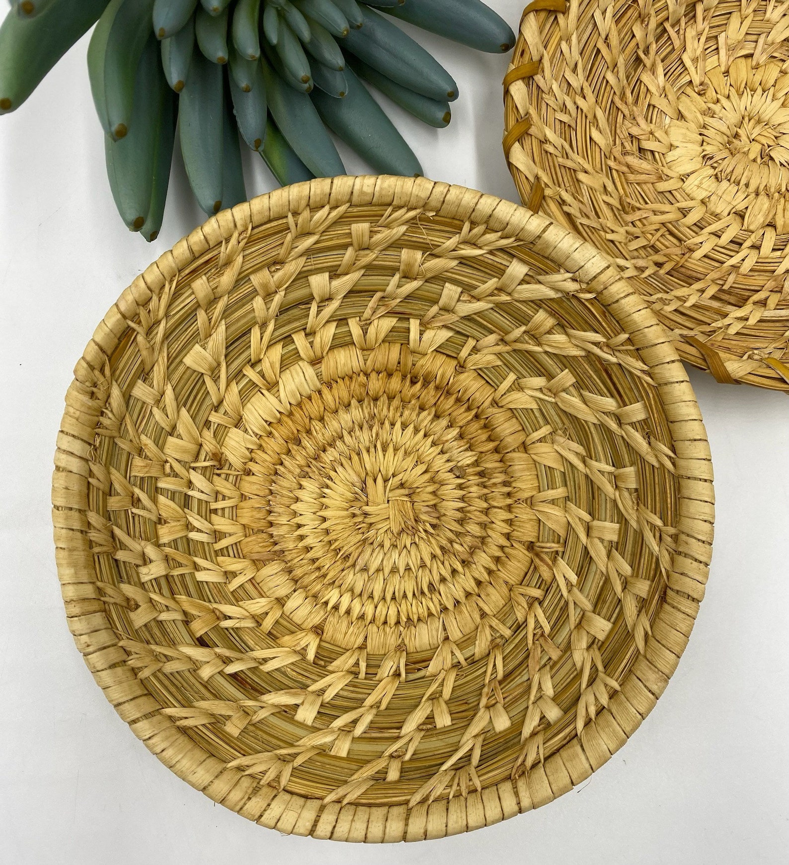 Vintage Native American Basketry Hand Woven Bowl Tohono - Etsy
