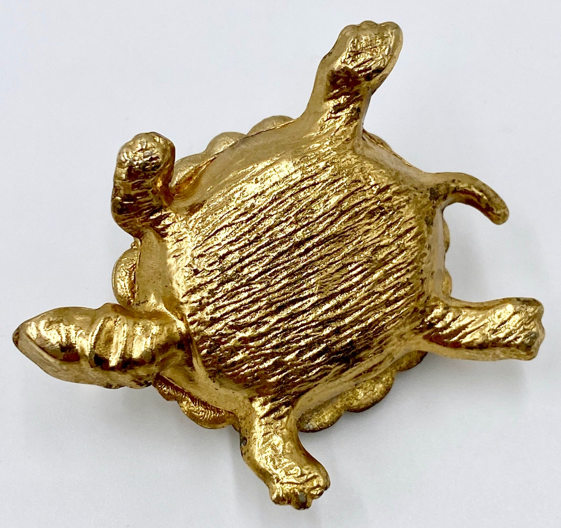 Vintage Brass Turtle Figurines Collectible Brass Turtles - Etsy