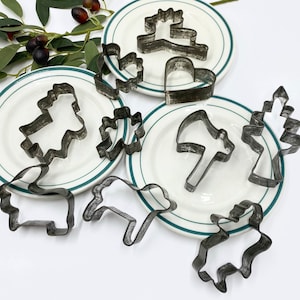 Vintage Cookie Cutters | Metal Steel Cookie Cutters | Rolled “comfort ...