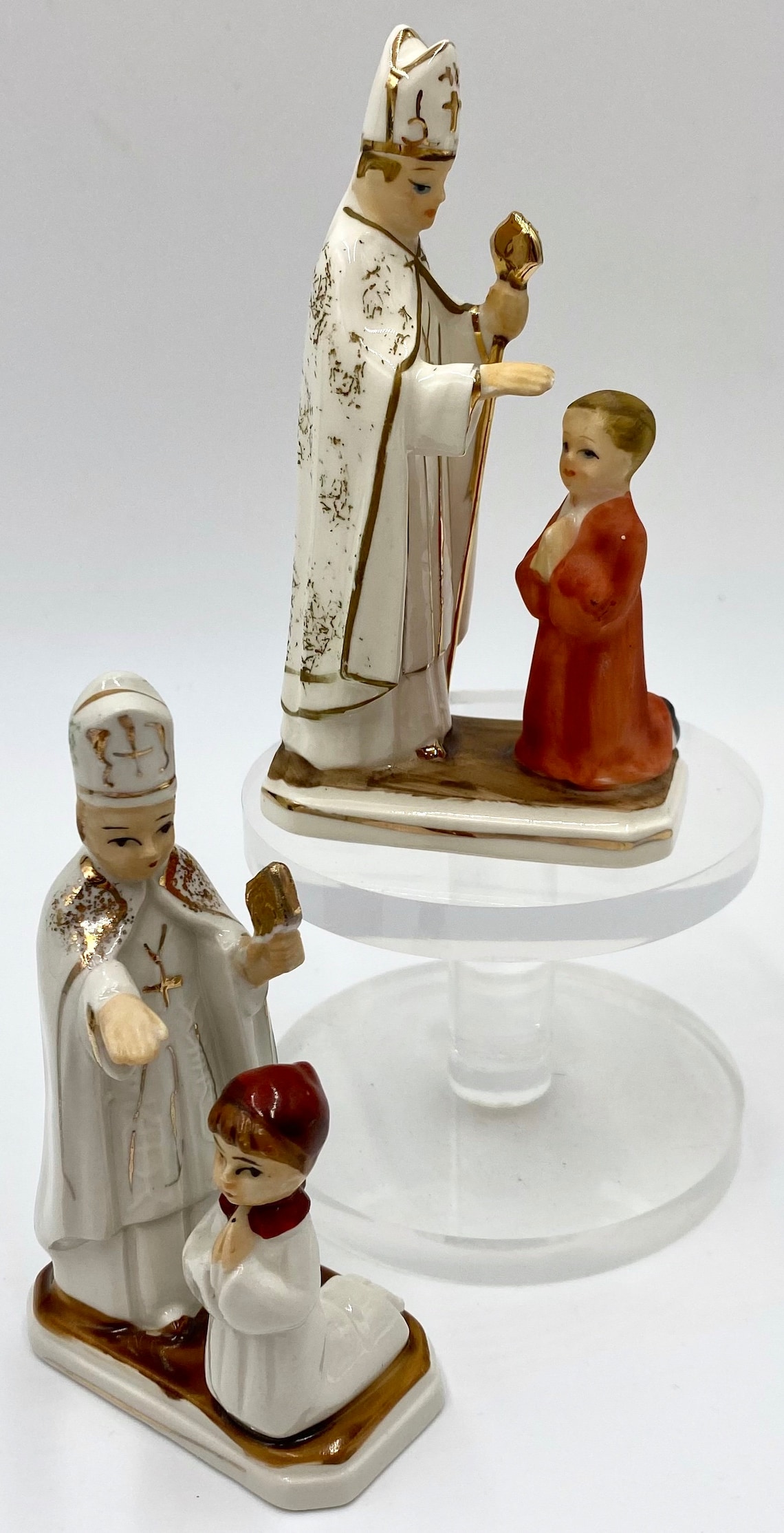 Vintage First Holy Communion Figurines | Painted Ceramic Porcelain ...