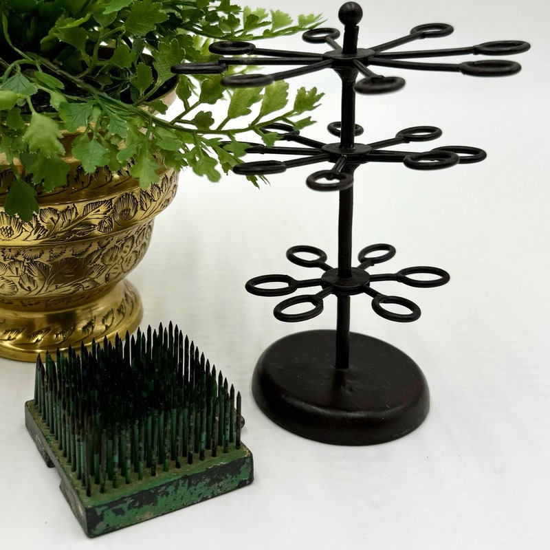 Metal Flower Frog - Etsy