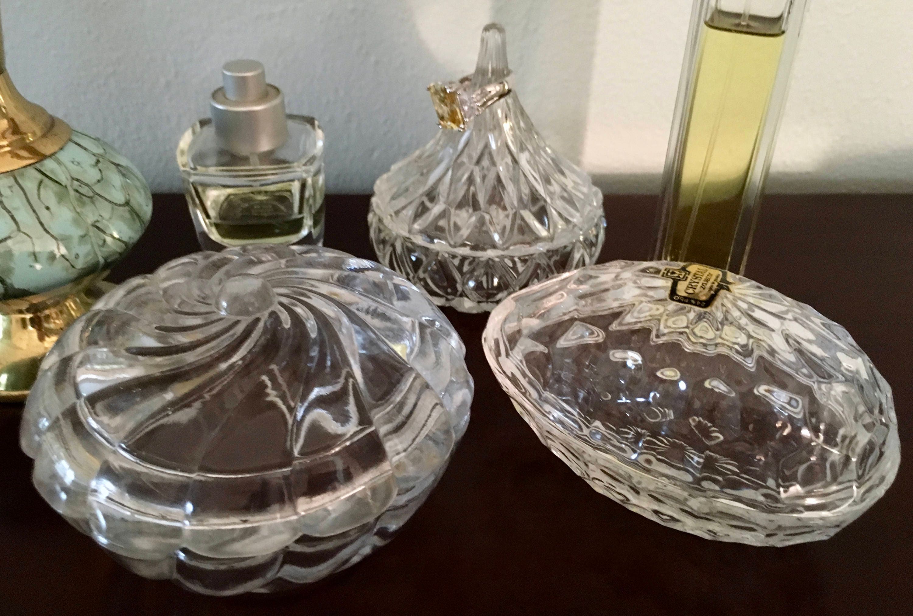 Sweet Vintage Clear Glass Cut Crystal Pressed Glass | Etsy