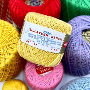 Collection of Mercerized Cotton Thread | Crochet Knitting Embroidery ...