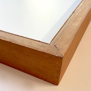 Vintage Wooden Gallery Frame Solid Wood Frame Open Frame Needlework ...