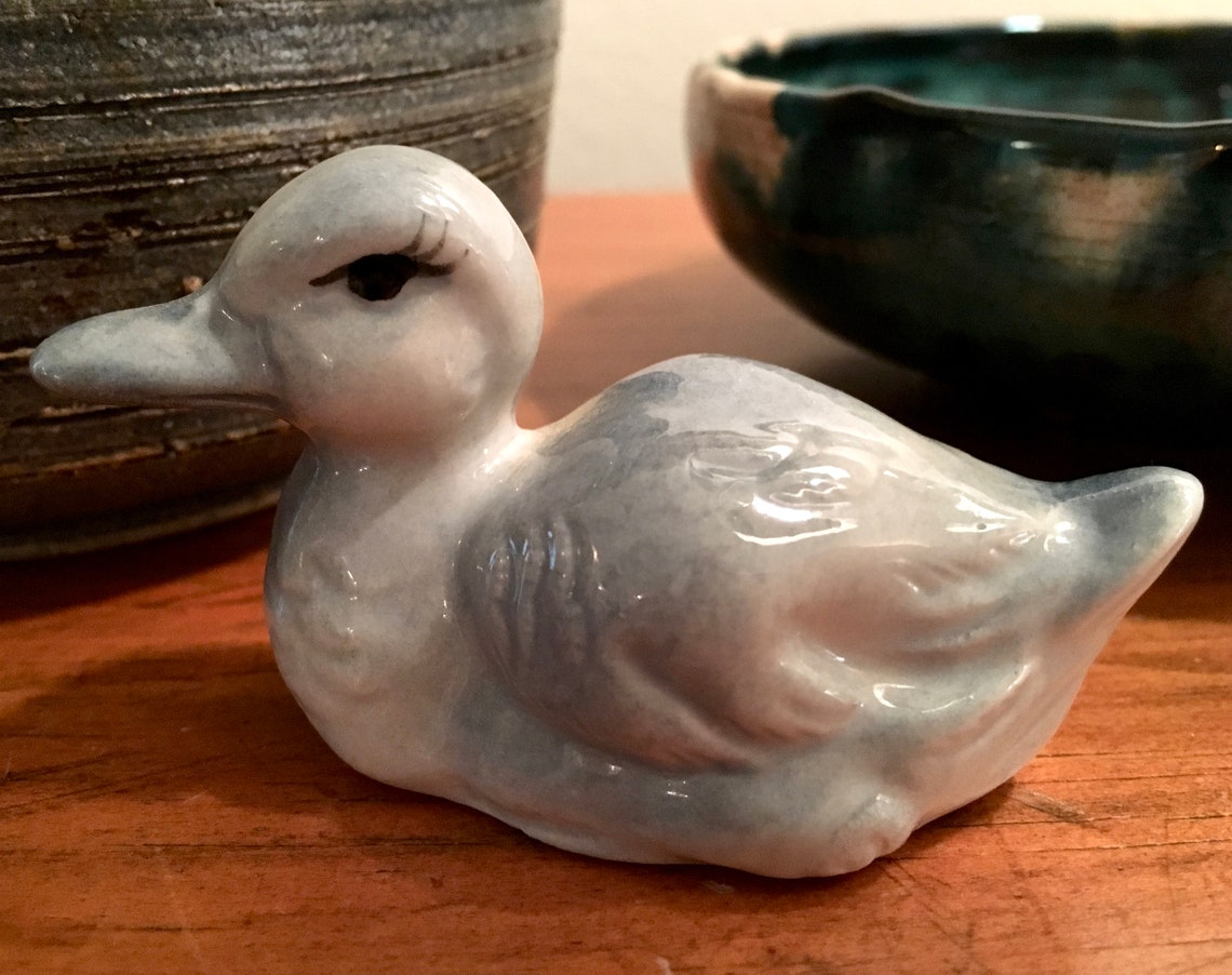 Vintage Miniature Glazed Ceramic Pottery Duck Taiwan Ware - Etsy