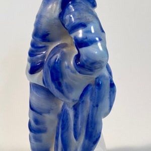 Vintage Blue Boy Figurine | Ceramic Porcelain Blue Boy | Hand-painted ...