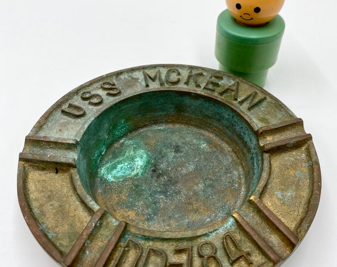 Vintage Collectible Ashtray | USS Mckean DD-784 | American Military ...