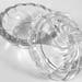 Sweet Vintage Clear Glass | Cut Crystal | Pressed Glass Trinket Box ...